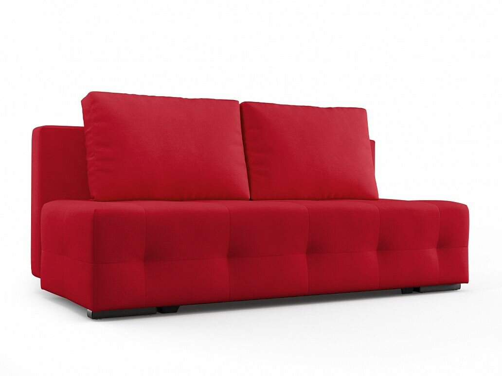 Meblevka Диван еврокнижка Марсель 1 микровелюр красный