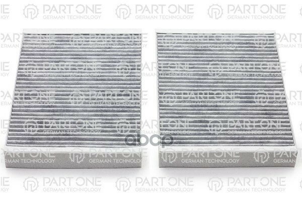Фильтр салона set 2 pcs, with active carbon, MERCEDES-BENZ S-CLASS 05>, 263x184x30 PART-ONE арт. 1CF070