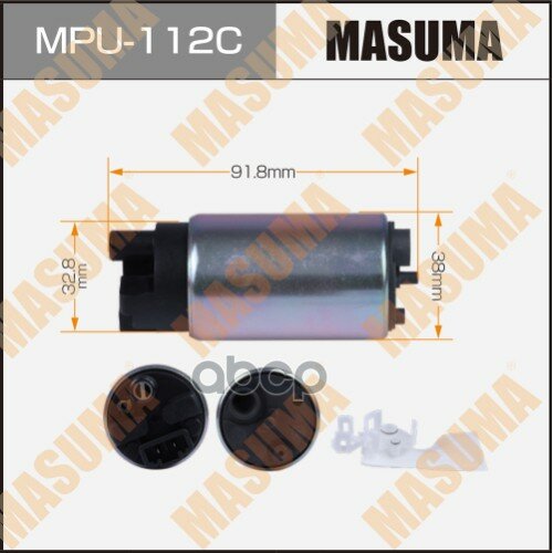 Бензонасос MASUMA, CAMRY, PRIUS / AVV, ZVW, сетка MPU-1, графитовый коллектор Masuma арт. MPU112C