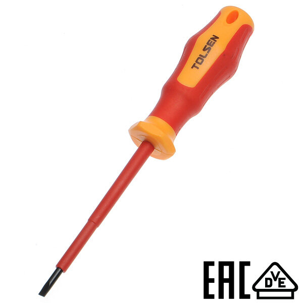 Отвертка VDE 4х100мм до 1000В Tolsen 38001 (2 шт. в комплекте)