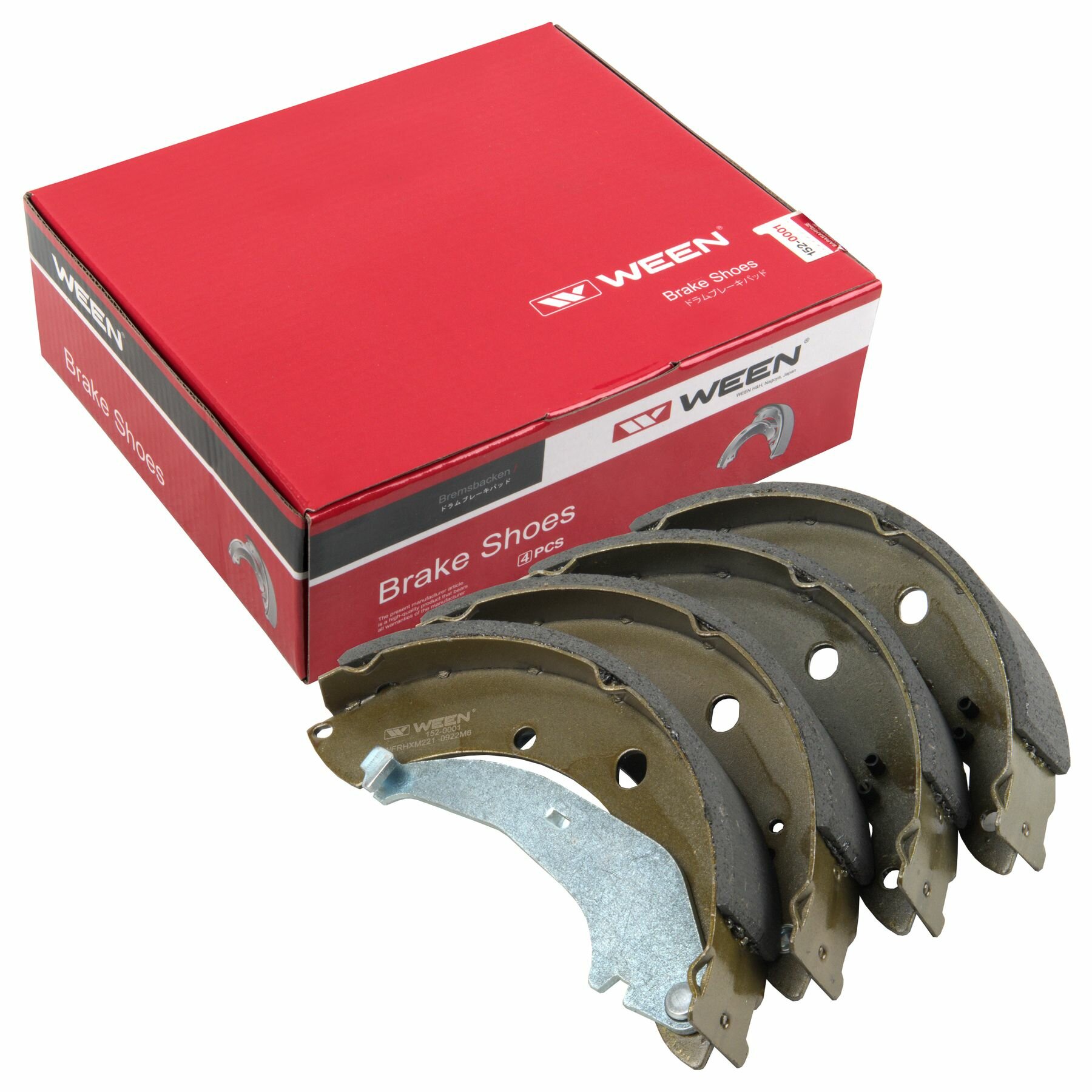 Колодки барабанные (228x40) VW Polo sedan (pr-1kh), SKODA Rapid (NH3) WEEN 152-0001