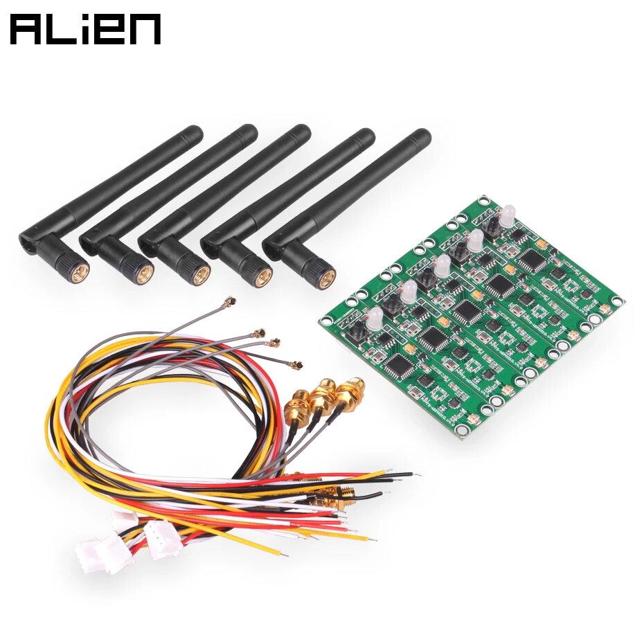 ALIEN 5 шт. 2,4G DMX 512 беспроводной контроллер PCB модуль 2 в 1 передатчик приемник для DMX сценический светильник, встроенный беспроводной DIY