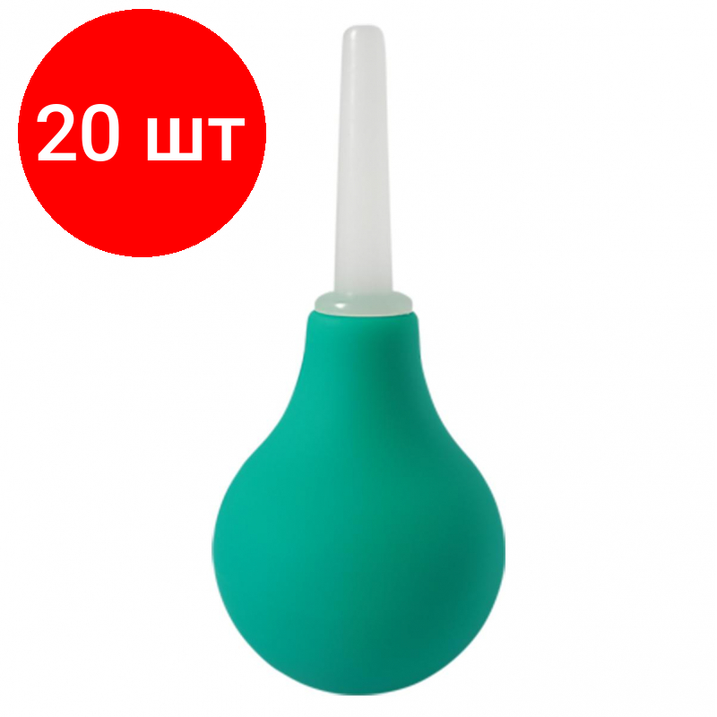 Комплект 20 штук, Спринцовка №3Б пластизоль 110 мл, с твердым наконечником