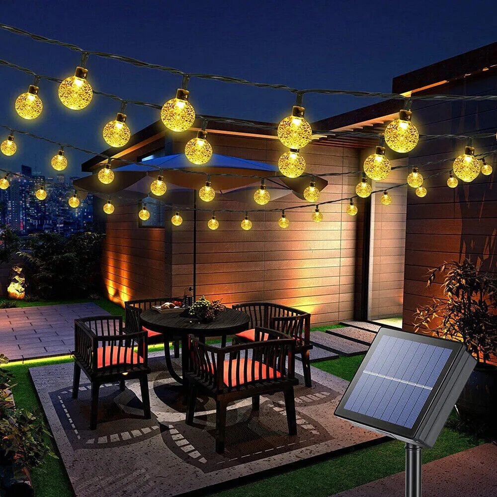 Солнечные фонарики FULLEVER, 22M, 200 LED, Warm White