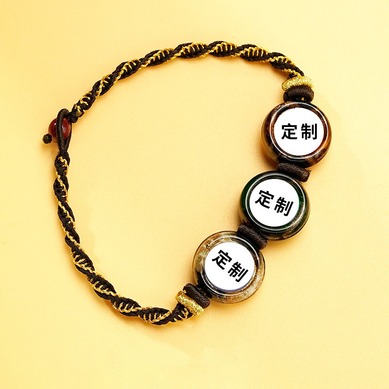 Индивидуальный креативный ручной работы плетеный ожерелье, аксессуары из веревки, бесплатный дизайн, настраиваемое ожерелье, цепочка для телефона в машину