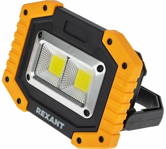 Прожекторный фонарь REXANT NEW AGE, трехрежимный, в противоударном корпусе, с функцией Powerbank 75-1700