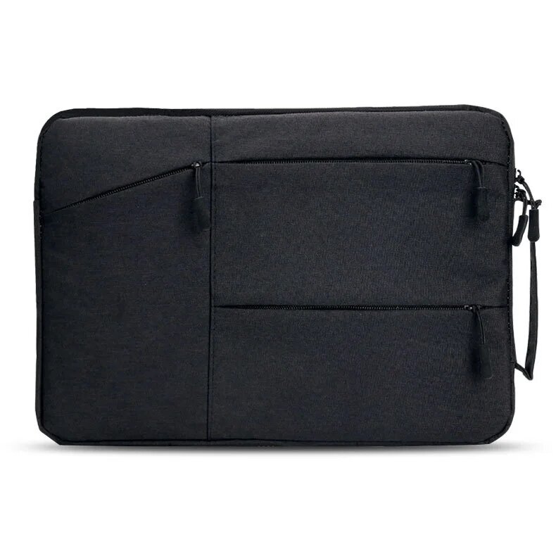 Портфель для ноутбука KUMON шерстяной фетр 12-16 дюймов Черный, 14-15.4 inch, Black