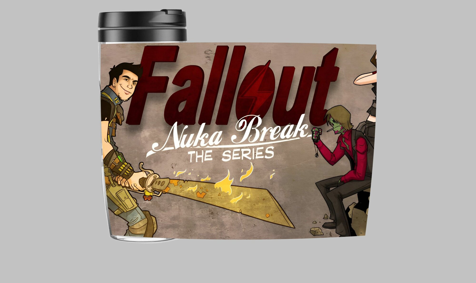 Термостакан с принтом "Fallout", Фоллаут