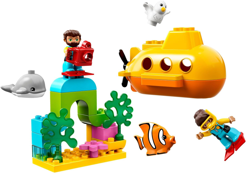 Конструктор LEGO DUPLO 10910 Путешествие субмарины, 24 дет.