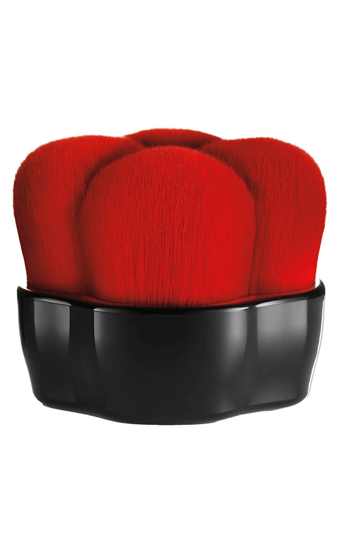 Shiseido Кисть для пудровых текстур Hanatsubaki Hake Polishing Face Brush красный/черный