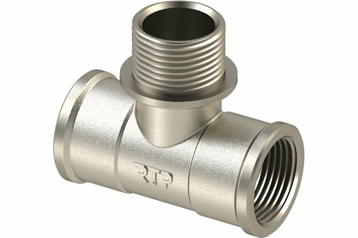 RTP тройник резьбовой G 1/2 - внутренняя, наружная, внутренняя, для труб, модель 34920