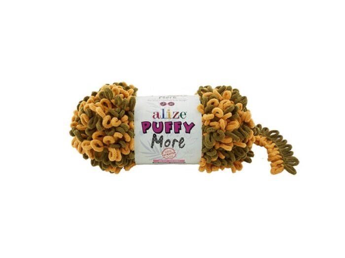 Пряжа Alize Puffy More 6277 ( 2 мотка по 150 г . )