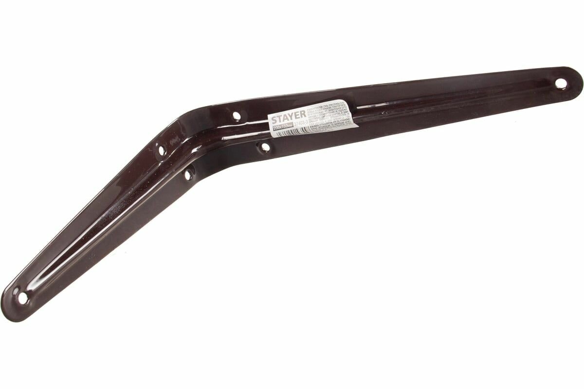 Уголок-кронштейн STAYER MASTER 200х150 мм, коричневый 37403-3