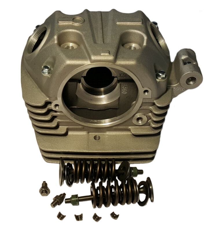 Головка цилиндра 4Т 162FMJ (CB150) D62 (d=26/31,5) в сборе Racer RC150-GY Enduro