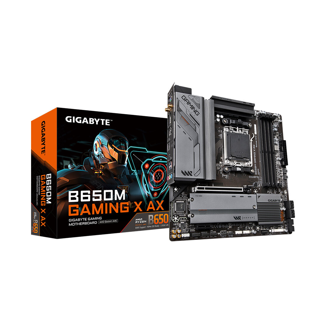 Материнские платы Gigabyte Материнская плата Gigabyte B650M GAMING X AX