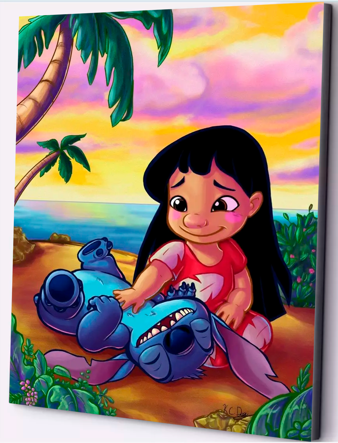 Картина по номерам "Стич" 40х50 см, хлопковый холст на подрамнике, акрил, АртТойс