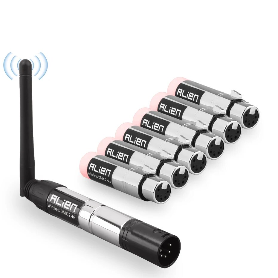 Беспроводной DMX ALIEN 5 Pin EU, 1T6R