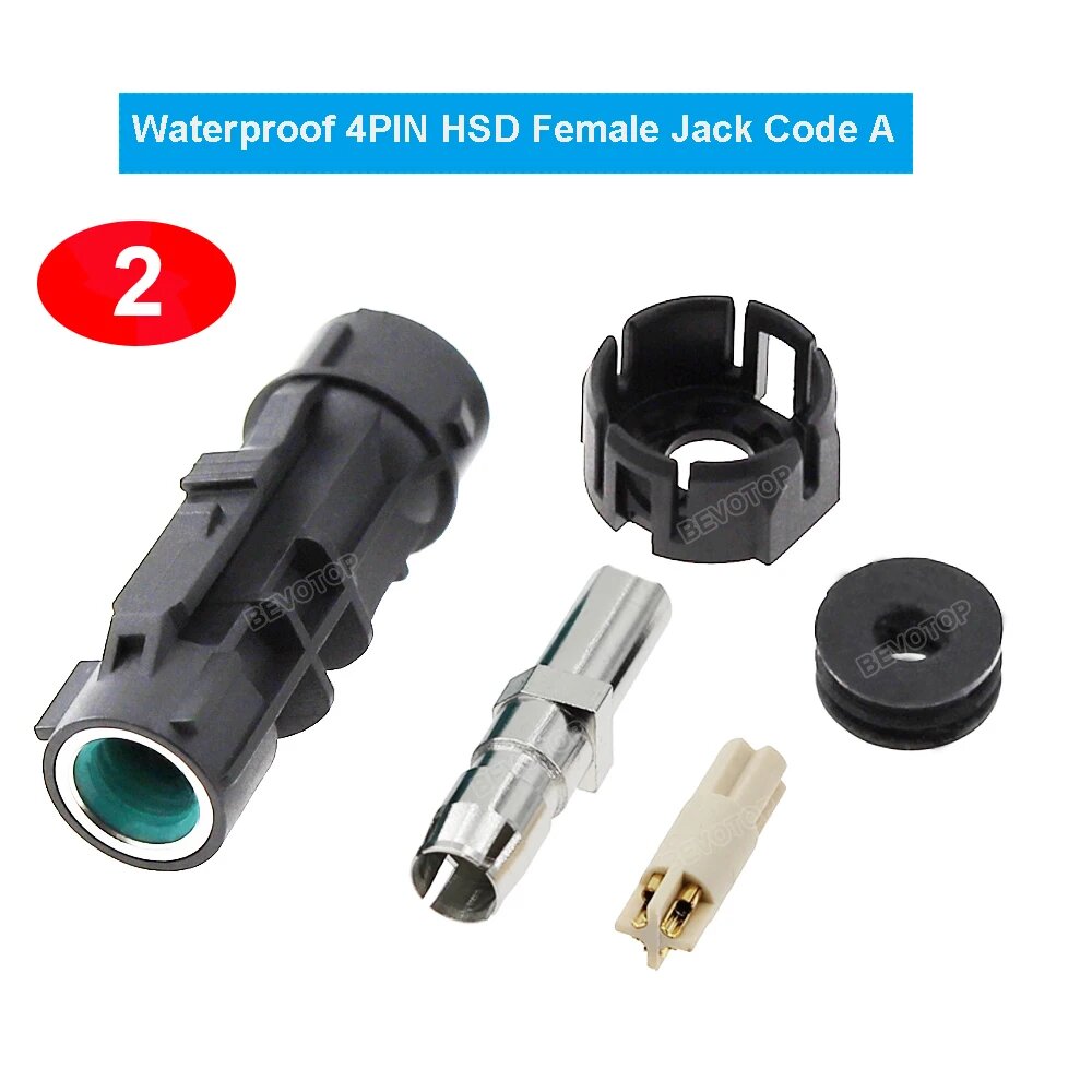 Водонепроницаемый автомобильный разъем HSD BEVOTOP WP HSD Code A F