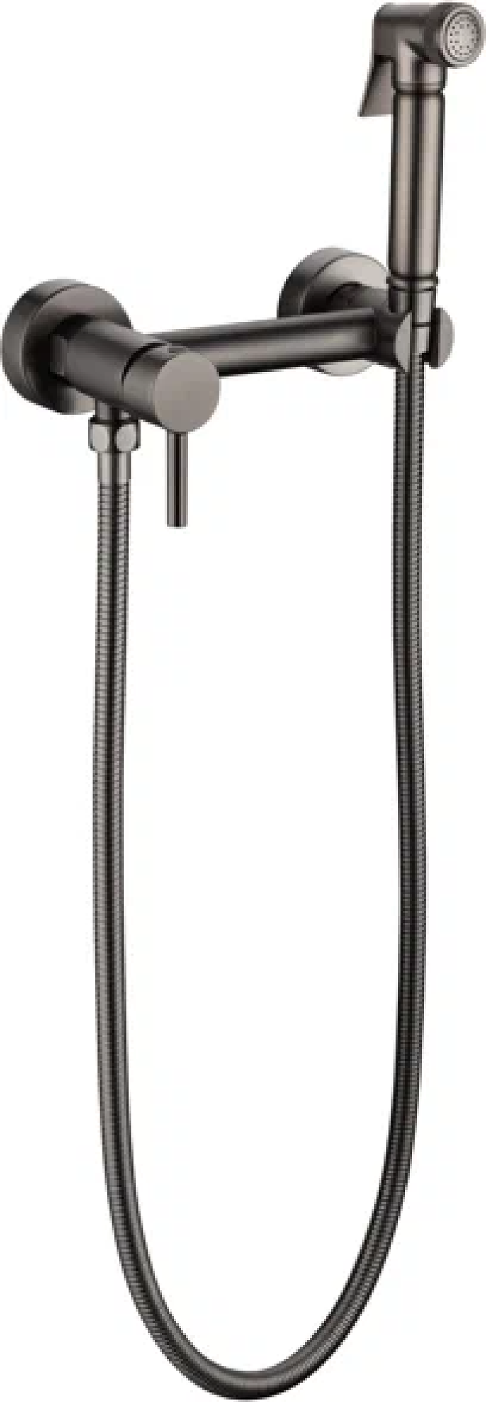 Смеситель наружный с гигиеническим душем Grocenberg GB103N Графит