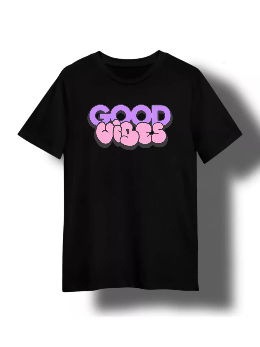 Футболка поп арт надписи