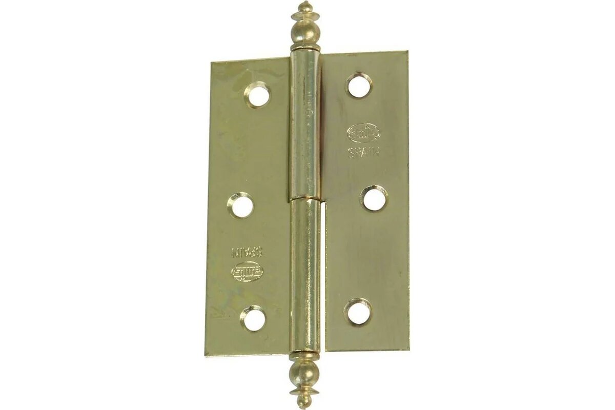 Amig петля дверная с латунным покрытием 541-60х40 IZ для распашных дверей монтаж
