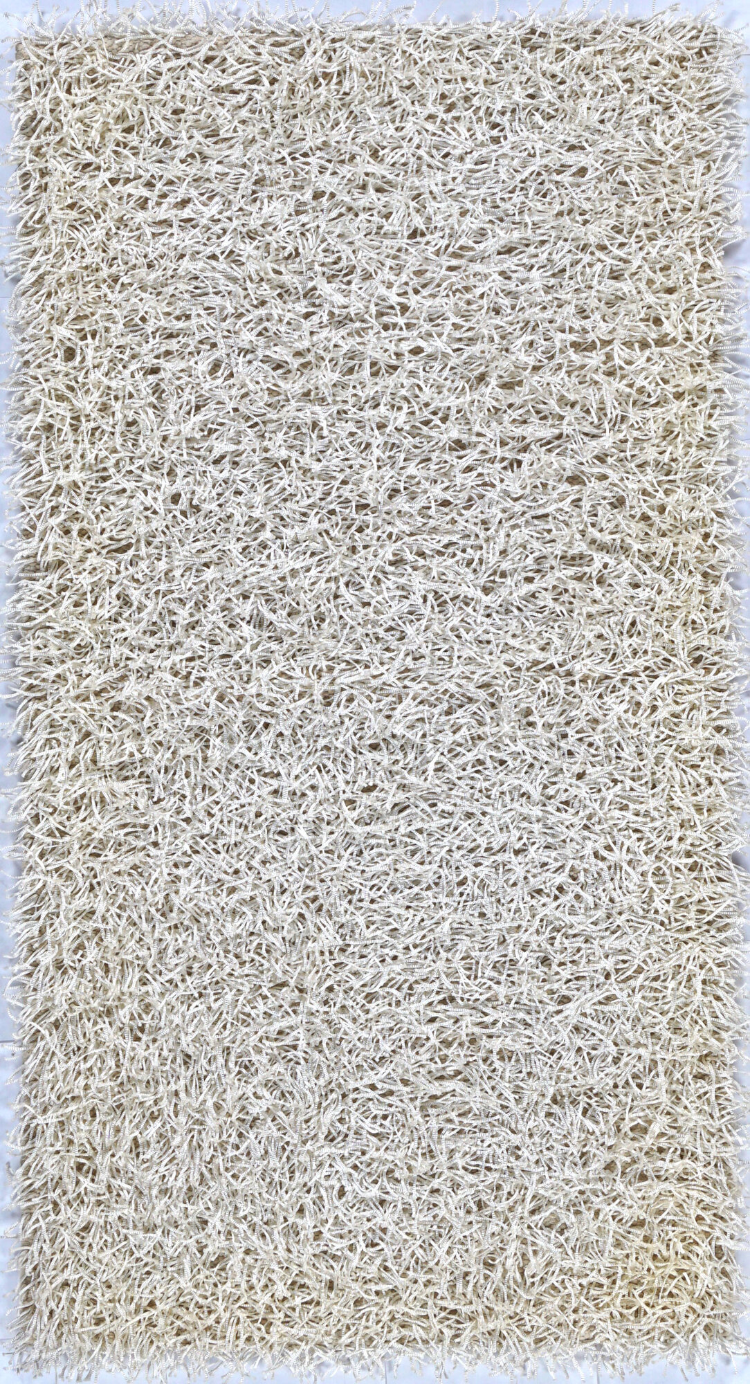 Ковер 0,85х1,55 Shaggy Fantastic white