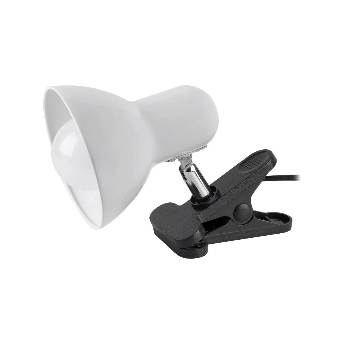 Светильник General GTL-048 E27-60W белый глянец, прищепка