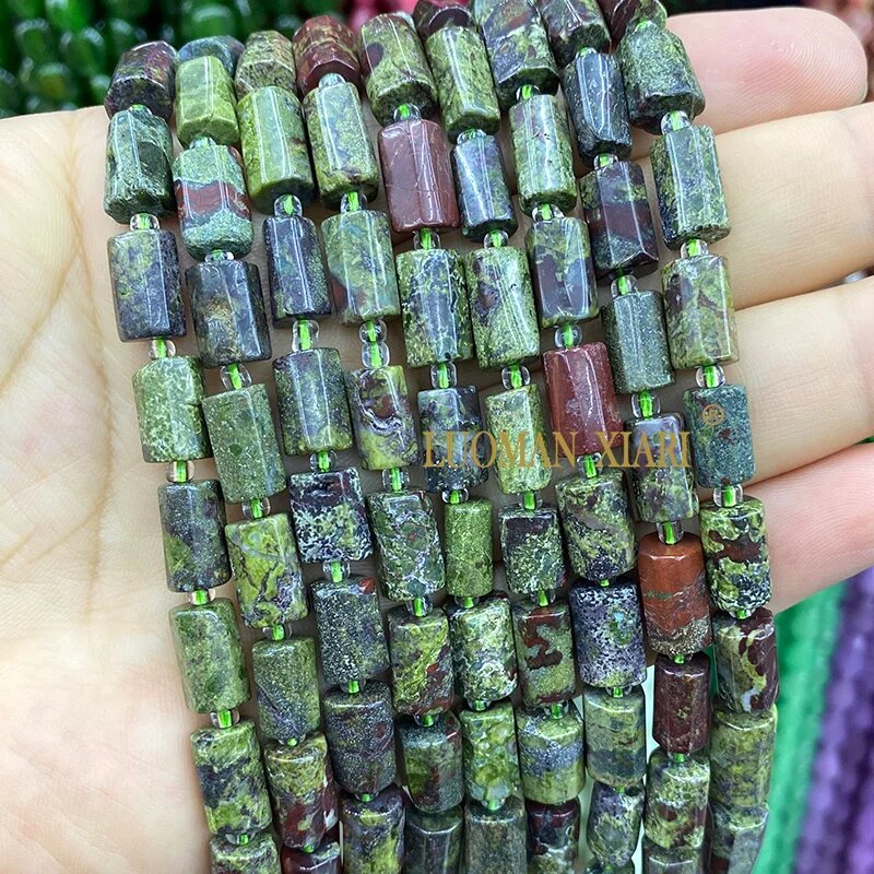 Натуральный камень чароит бусины-разделители LUOMAN XIARI 7-8 мм