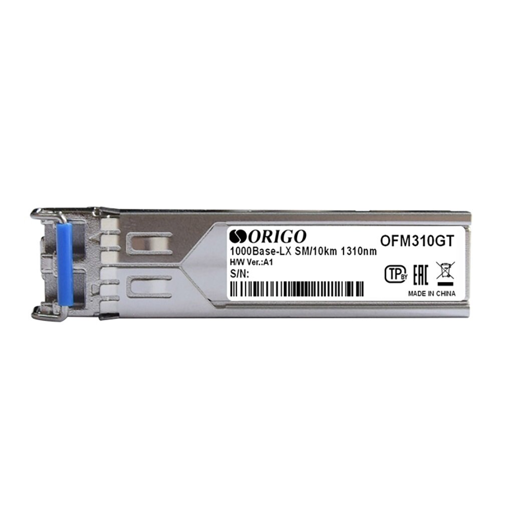 Трансивер Origo OFM310GT оптич. SM 1Гбит/с Tx:1310нм до 10км (OFM310GT/A1A)