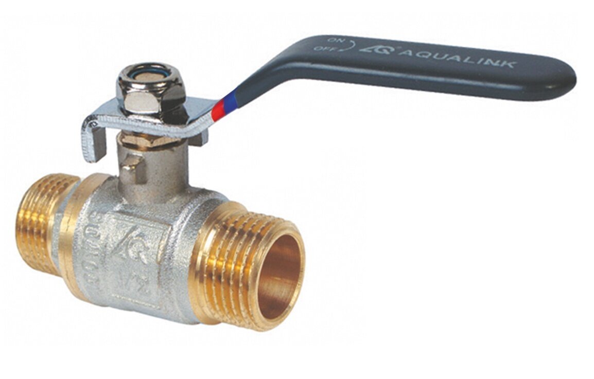 Кран шаровой AQUALINK 1/2 шхш, ручка
