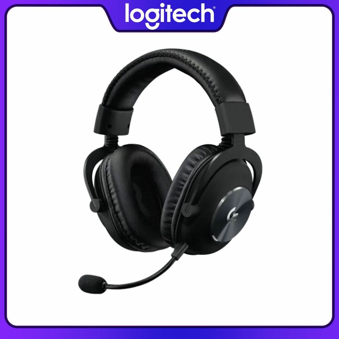 Logitech G Игровые наушники проводные PRO X , с микрофоном, Версия CN, черный