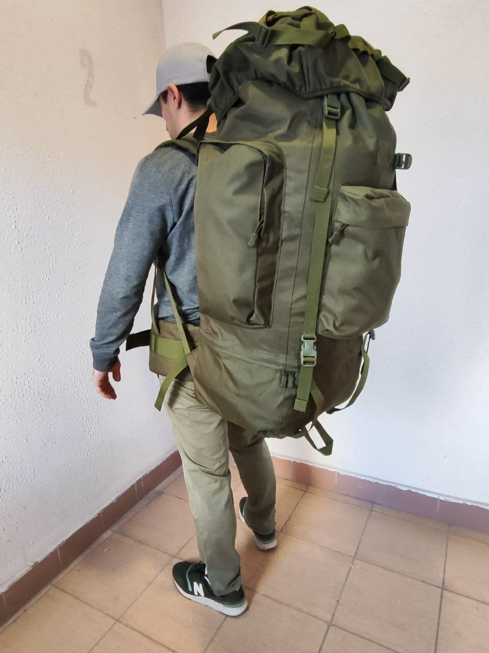 Походный рюкзак Шторм с каркасом 120 литров