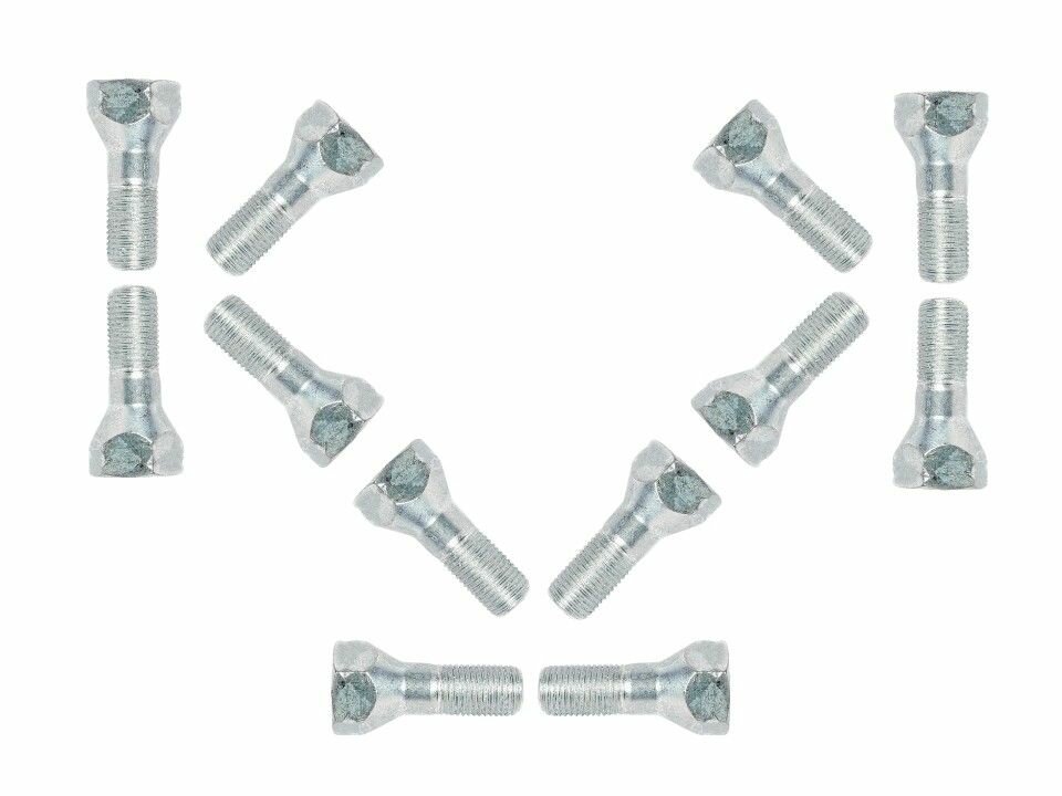 Комплект из 12ШТ: Болты колеса ВАЗ 2101-07 ст/о, под ключ 19 (М12х1.25х27) (артикул K-210103101040008X12)