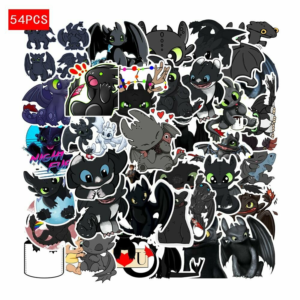 Беззубик 54 наклейки с граффити