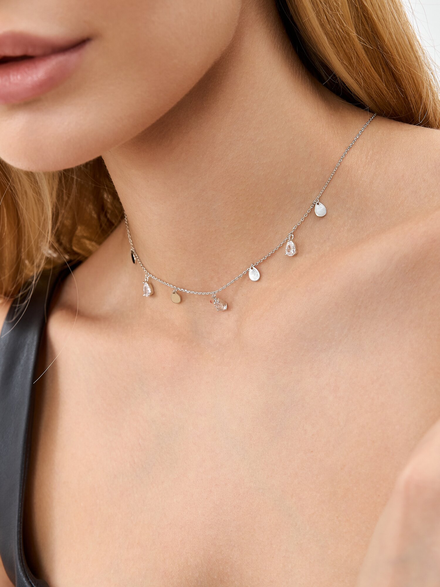 Чокер, циркон