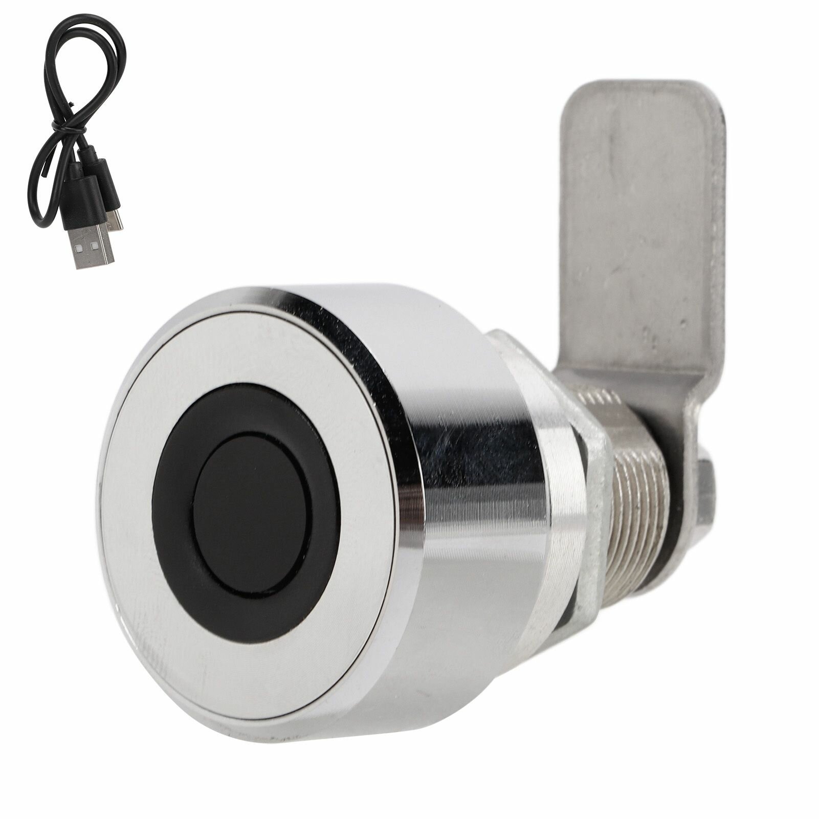 Замок с отпечатком пальца, зарядка через USB, быстрое распознавание за 0,5 секунды, замок для ящиков офисных шкафов, безопасный доступ, электронный замок без ключа