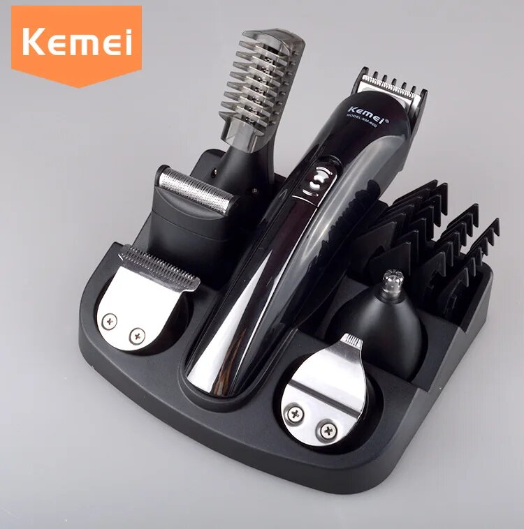 Kemei600 в стрижке волос 6, титановая парикмахерская электробритва, триммер для бороды, мужской инструмент для бритья, станок для укладки