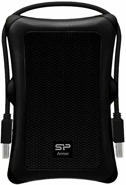 Жесткий диск Silicon Power USB3.0 1TB SP010TBPHDA30S3K A30 SP010TBPHDA30S3K Armor 2.5 черный