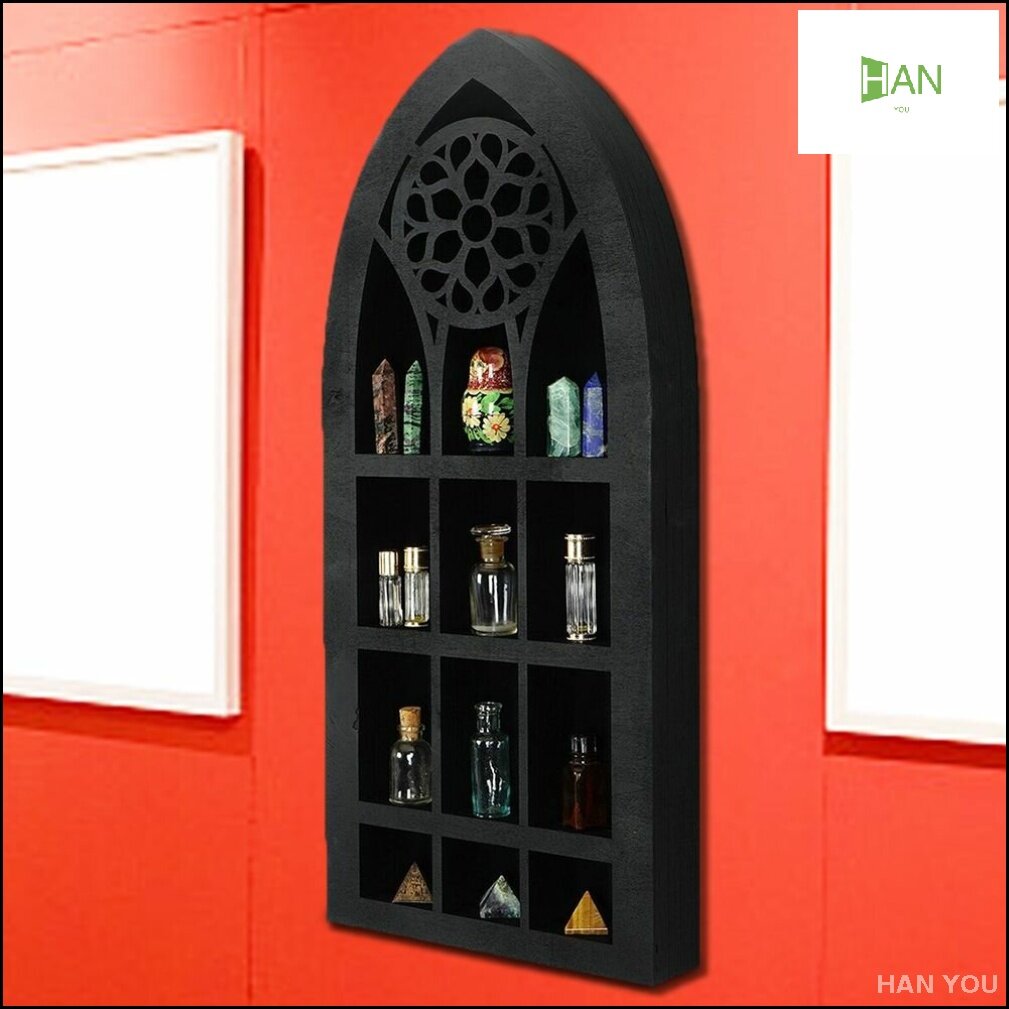 Эксклюзивный декор для дома: полка в виде черной луны