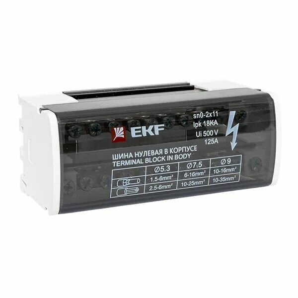 Шина нулевая в корпусе (2х11) EKF PROxima