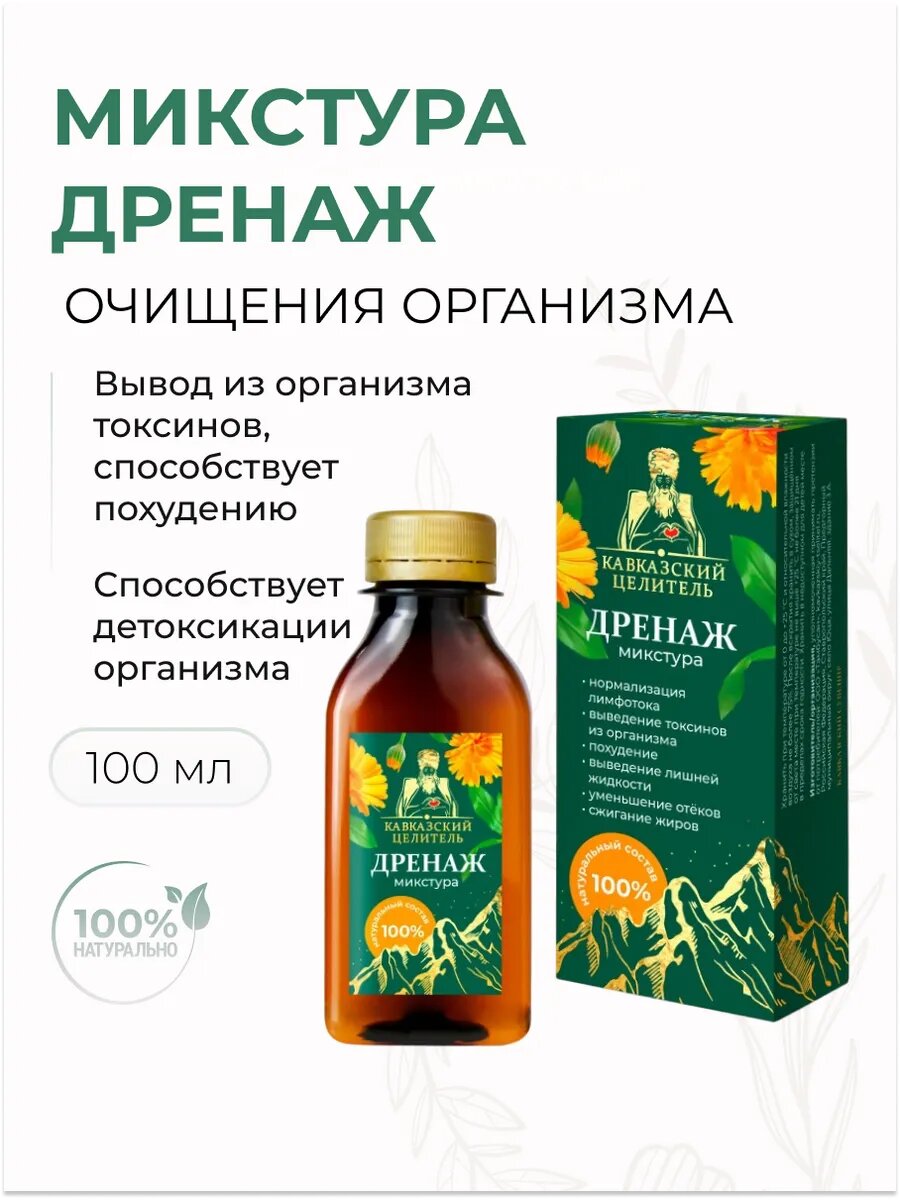 Дренаж детокс для похудения и очищения организма от токсинов