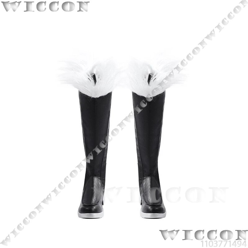 Косплей костюм Черная кошка WICCON Белый, Один размер, Shoes