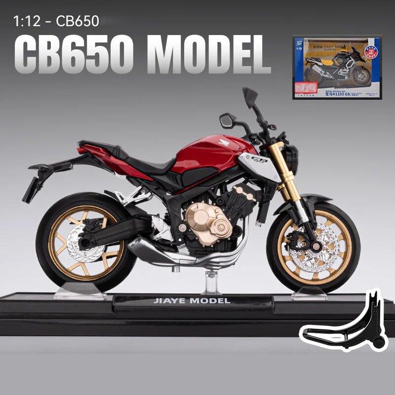 Модель мотоцикла Dream Wing CB650R 1:12 Red retail box
