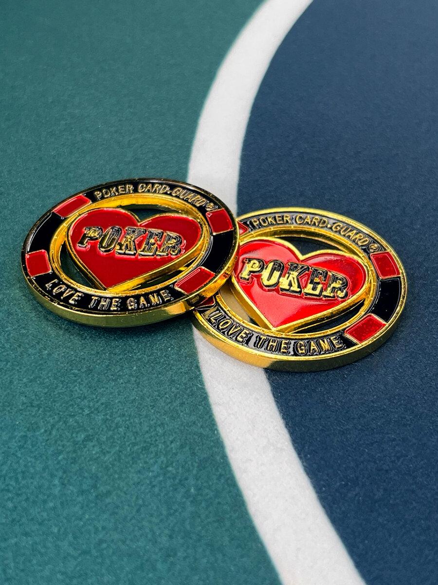 Карт-протектор Partida Card Guard "Love the Game", металл, 1 шт