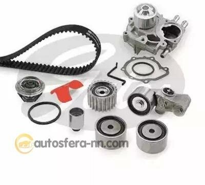 GATES KP1TH15612XS1 Комплект ремня ГРМ Subaru FORESTER (SF_) 2.0T AWD (SF5) (с помпой/термостатом)
