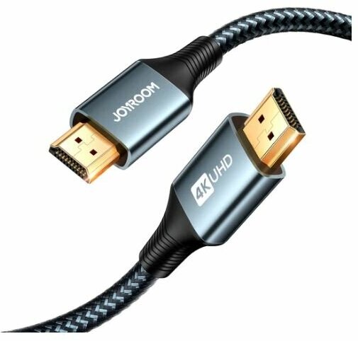 Кабель HDMI - HDMI 2м Joyroom SY-20H1 4K в оплетке черный