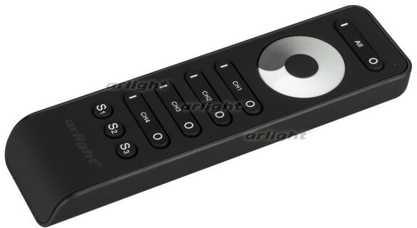032941 Пульт SMART-R33-DIM Black (4 канала, 2.4G) (ARL, -)