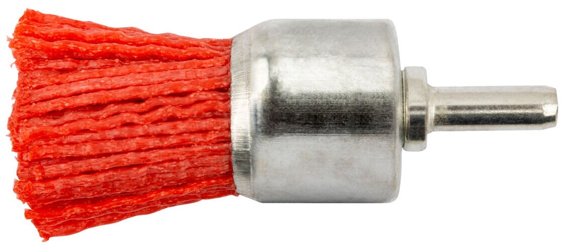 Корщетка венчик нейлоновая со штифтом 22мм