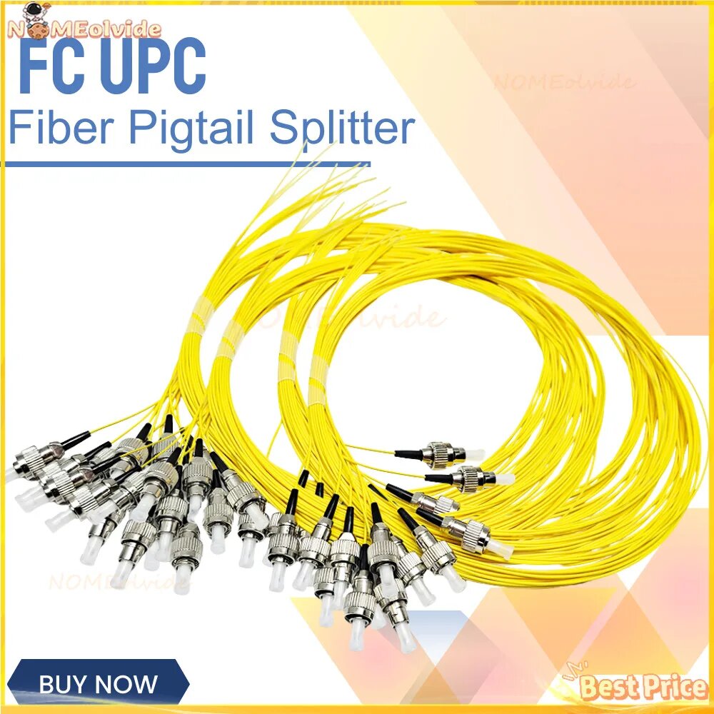 Волоконно-оптический косичка CAILI FC UPC, 10pcs, 1.5 м