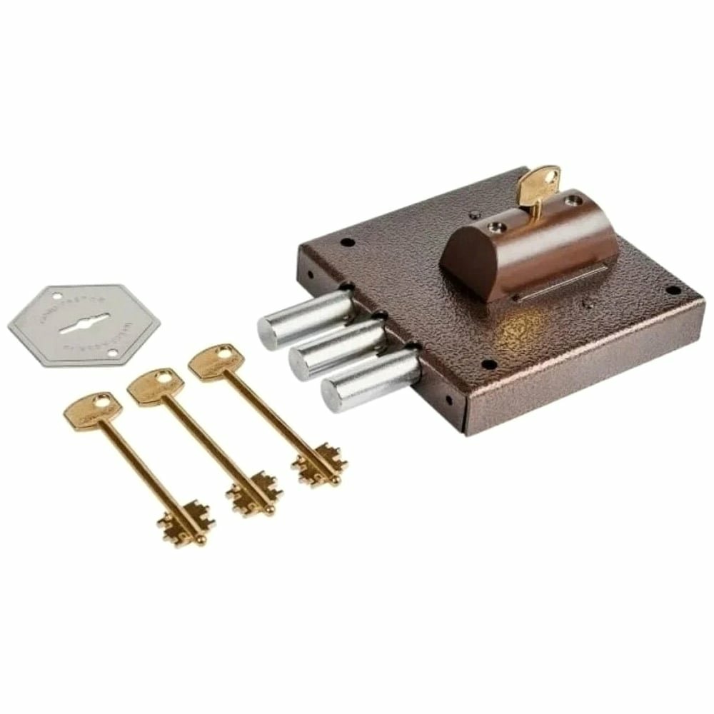 Накладной замок CERBER ЗНУ-П БЗ С1-П 014